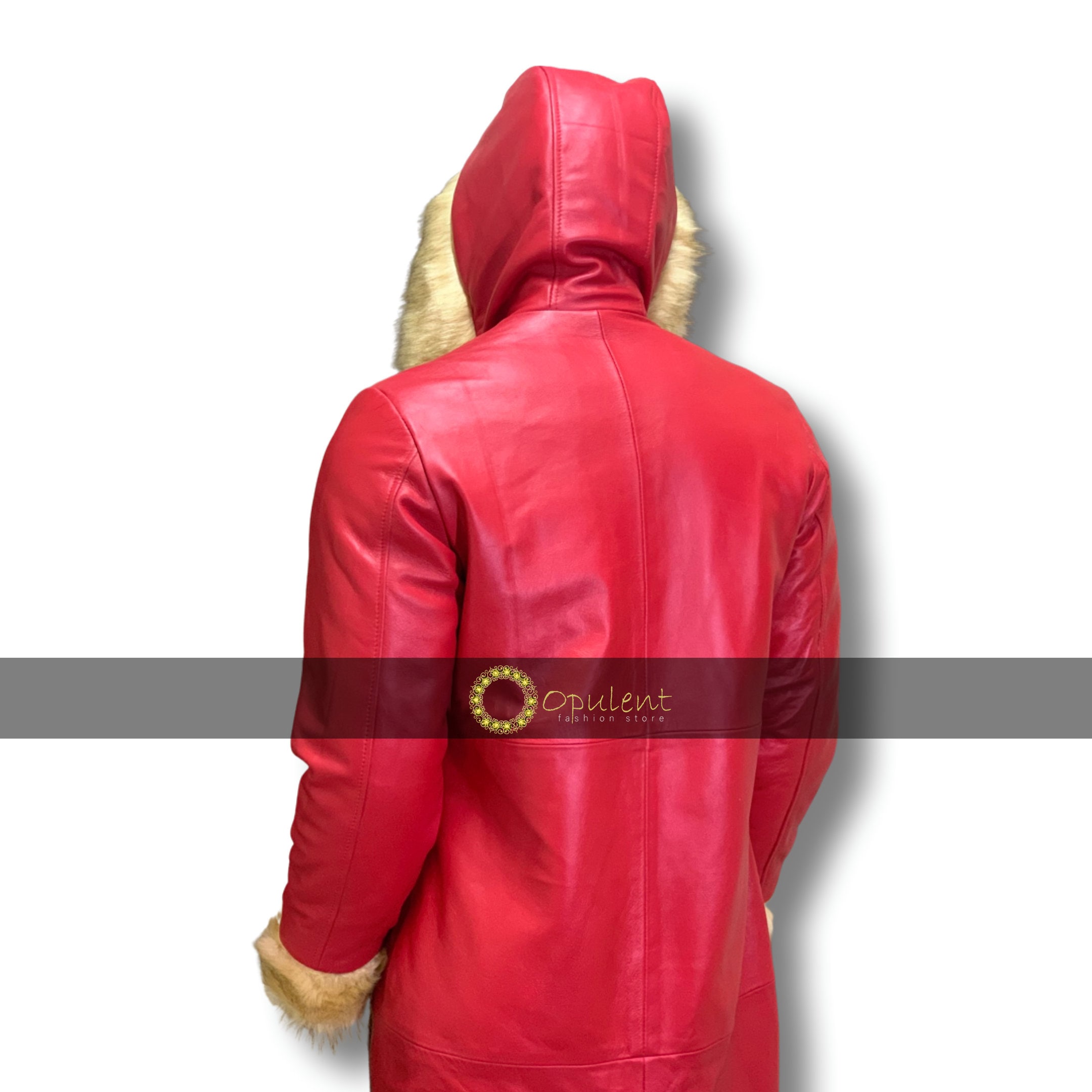 The Santa Claus Suit-santa Claus Leather Trench Coat Christmas ...