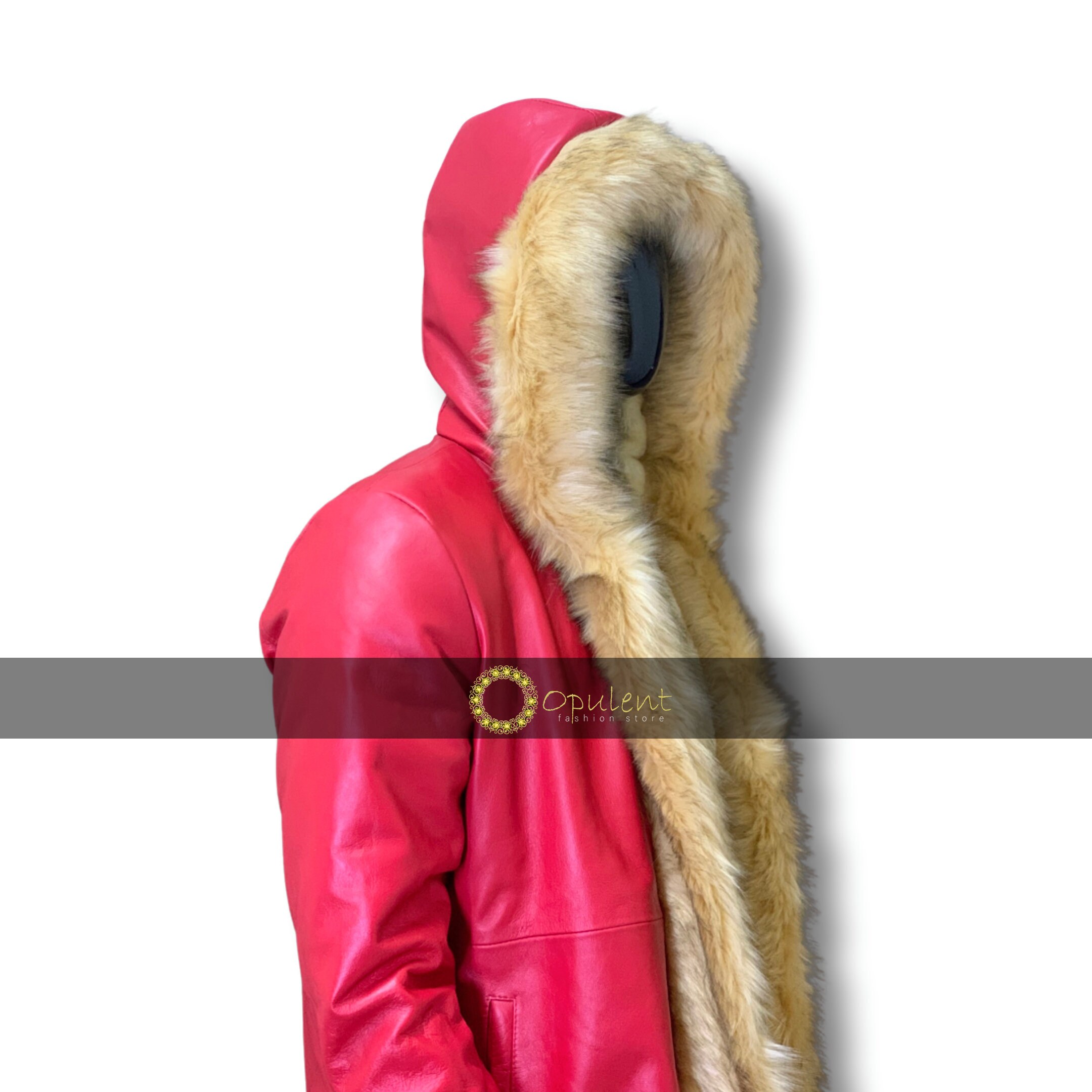 The Santa Claus Suit-santa Claus Leather Trench Coat Christmas ...