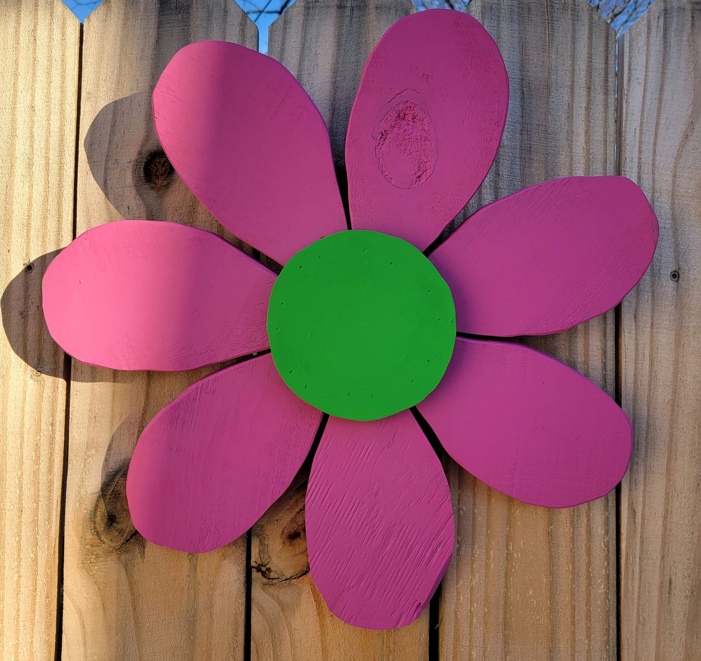 Large Wood Flowers - Etsy