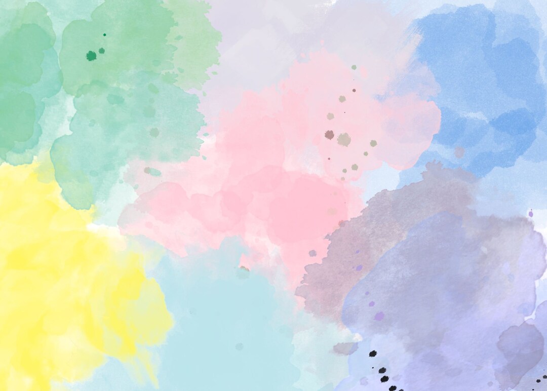 Watercolor Background Template Digital Print - Etsy