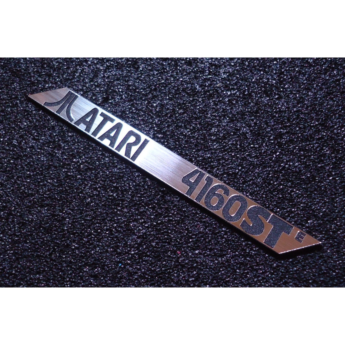 Atari 4160 STE Label / Logo / Sticker / Badge Brushed Aluminum - Etsy