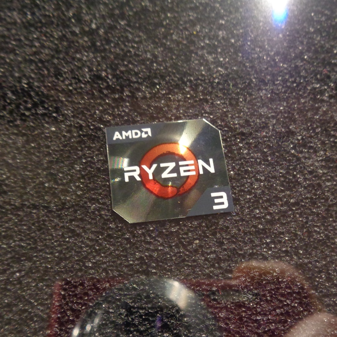 AMD RYZEN 3 Cpu PC Logo Label Decal Case Sticker Badge 450g - Etsy