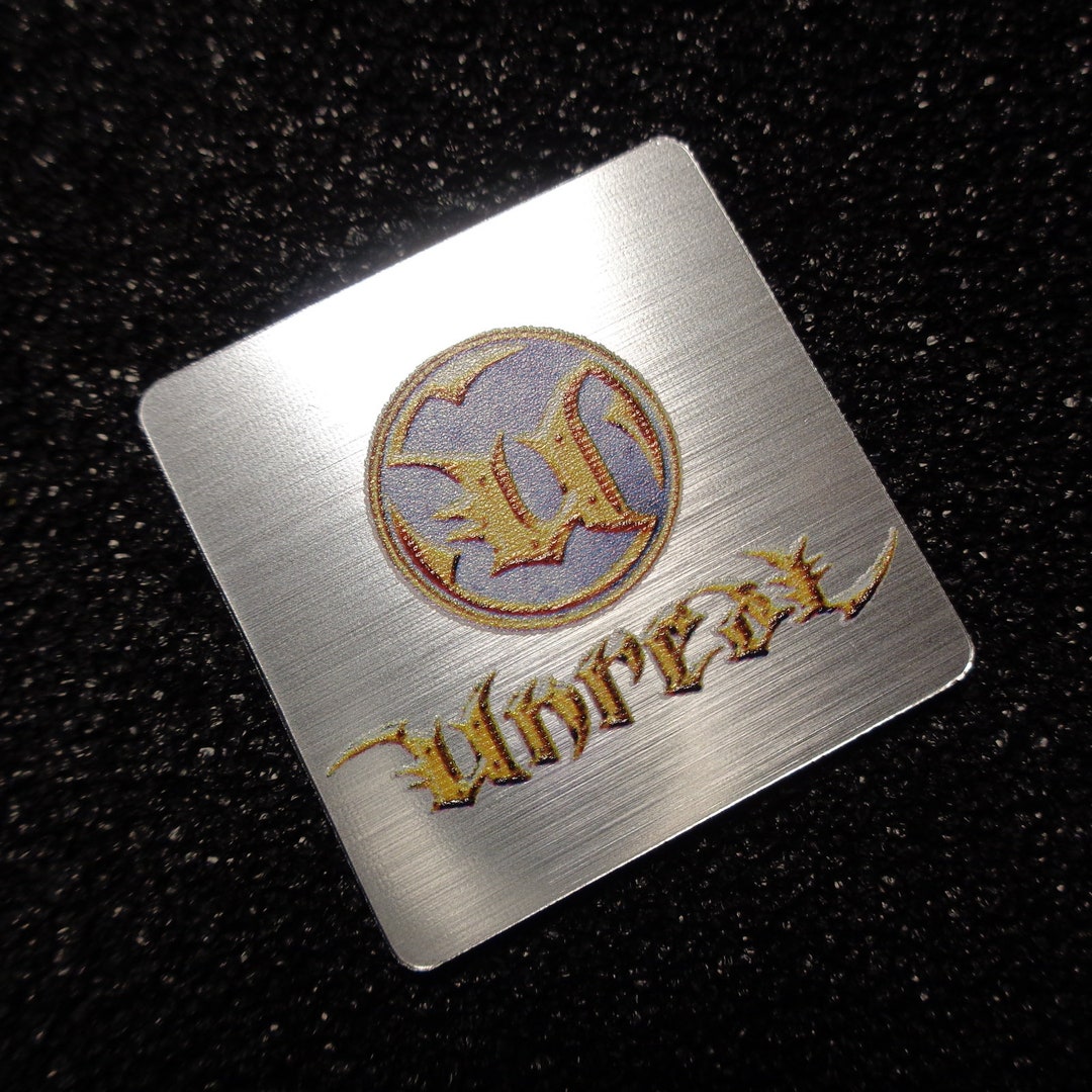 Unreal Logo Label Decal Case Sticker Badge 492b - Etsy