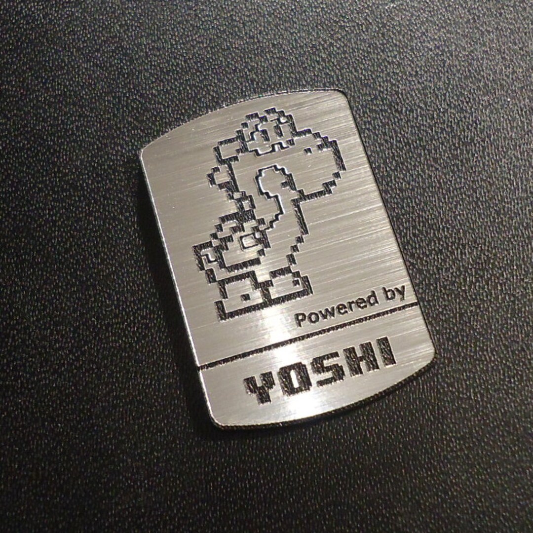 Yoshi 8-bit NES Nintendo Logo Label Decal Case Sticker Badge 429b - Etsy