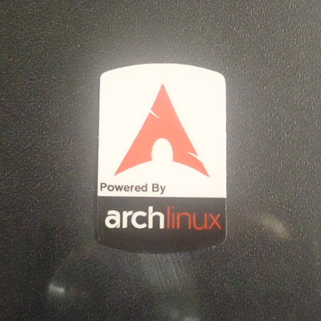 Arch Linux Red Label / Aufkleber / Sticker / Badge / Logo 1,9cm X 2,8cm ...