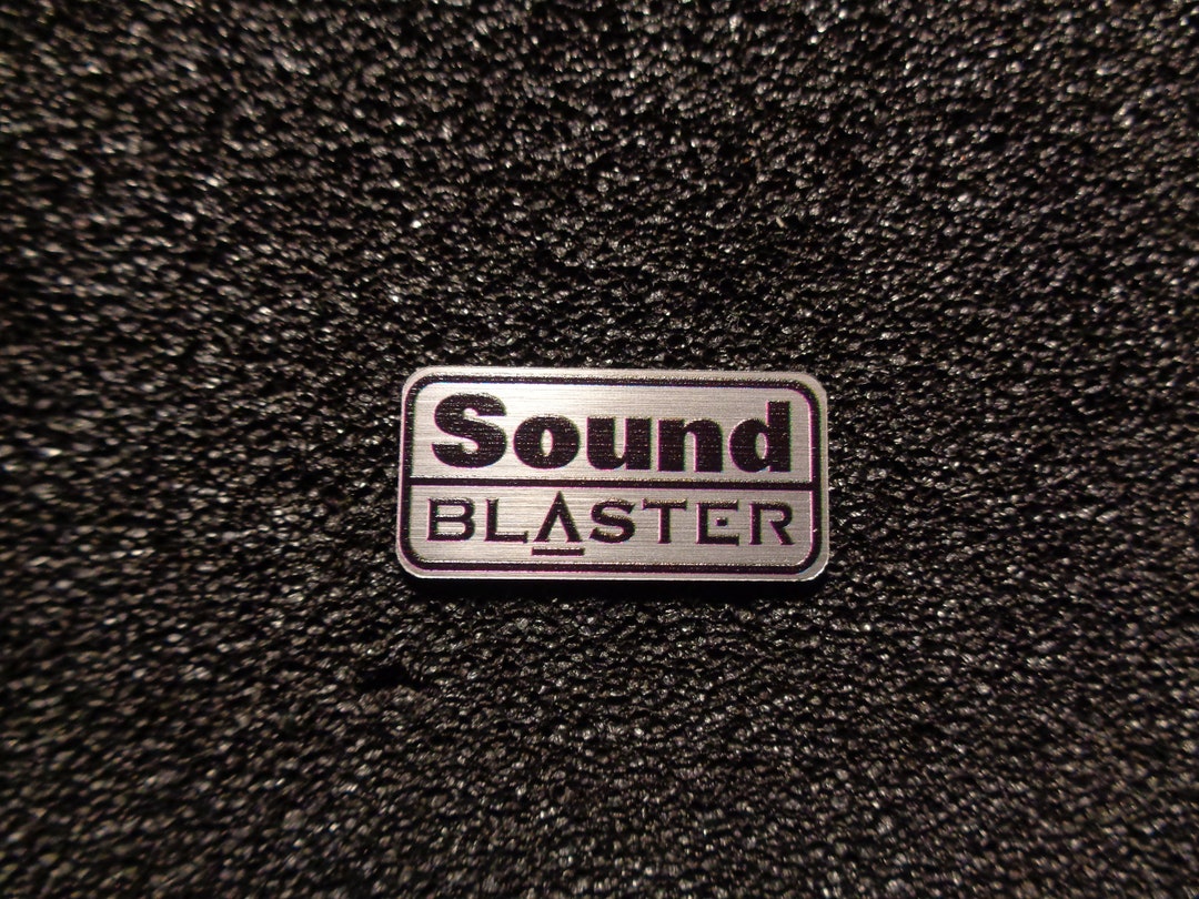 Cretive Sound Blaster Retro PC Logo Label Decal Case Sticker Badge 477 ...