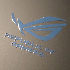 Asus Republic of Gamers Label / Aufkleber / Sticker / Logo 35 X 29mm ...