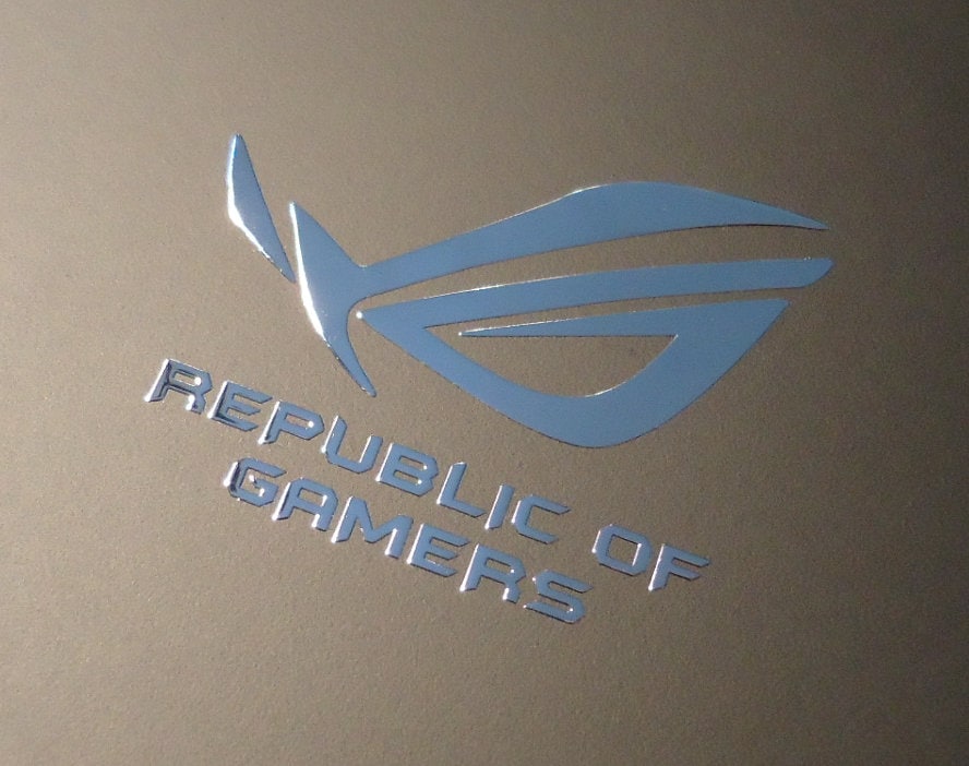 Asus Republic of Gamers Label / Aufkleber / Sticker / Logo 35 X 29mm ...
