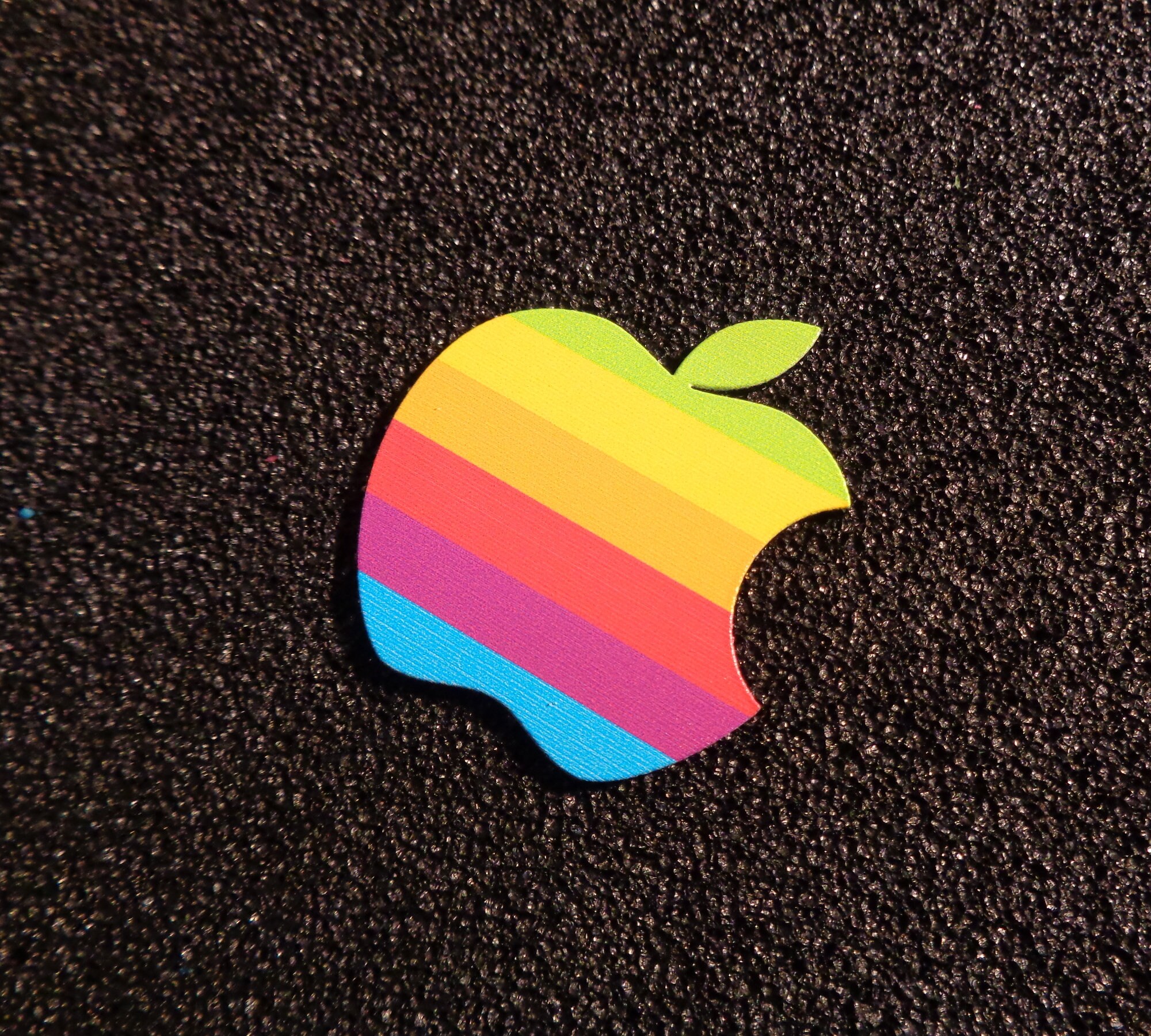 Apple Classic Rainbow Logo / Label / Aufkleber / Sticker / - Etsy