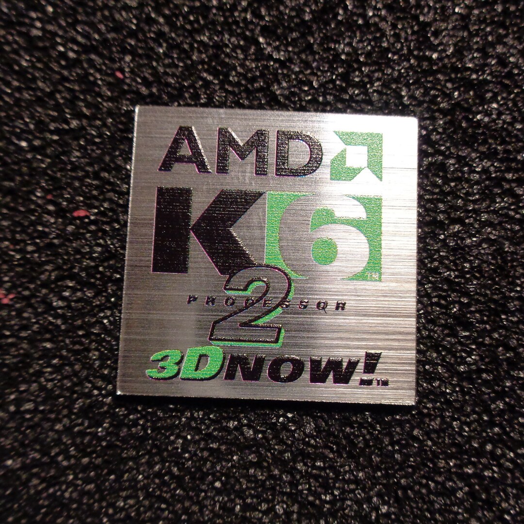 AMD K6-2 3D Now Logo Label Decal Case Sticker Badge 474 - Etsy
