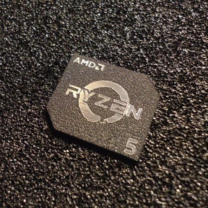 AMD RYZEN 5 Cpu PC Logo Label Decal Case Sticker Badge Silver - Etsy