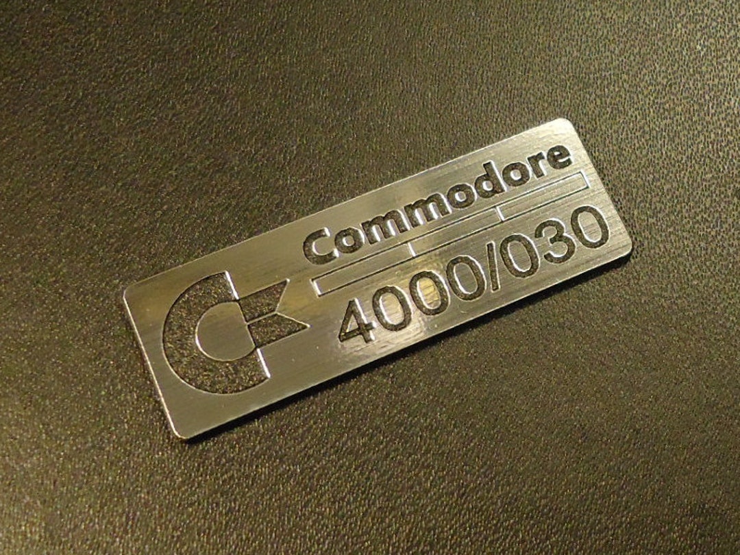 Commodore Amiga 4000/030 Label / Logo / Sticker / Badge 42 X 15 Mm 271 ...