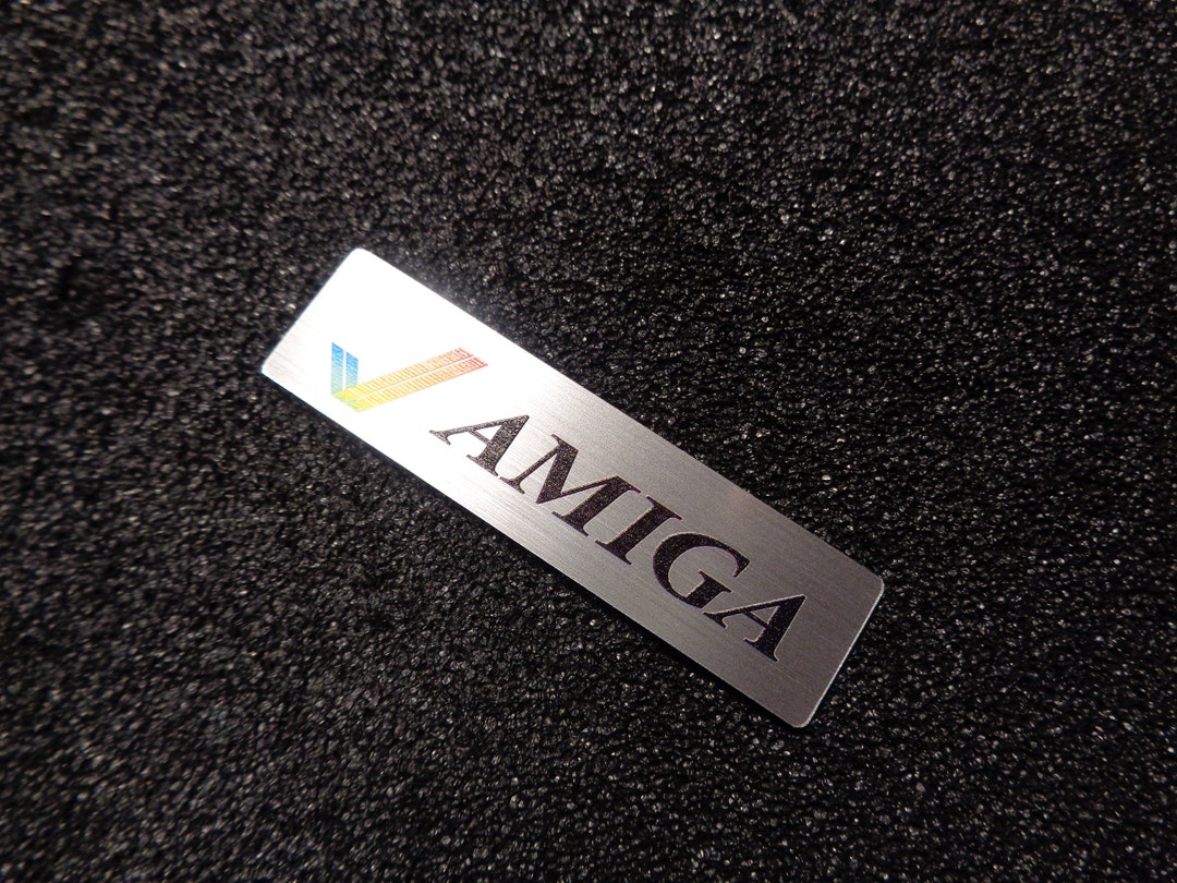 Commodore Amiga 600 1200 Color Logo / Sticker / Badge 49 X 13 Mm 459c ...