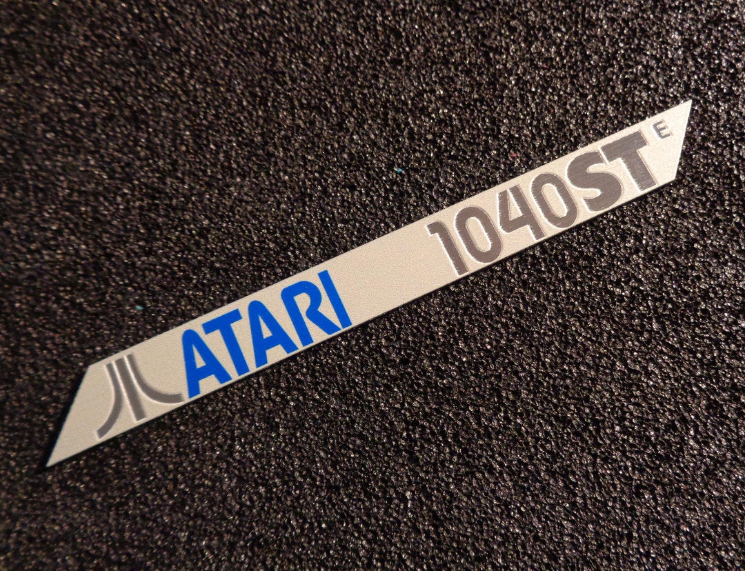 Atari 1040 STE Color Label / Logo / Sticker / Badge 100 X 10 Mm 288e - Etsy