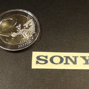 SONY Label / Aufkleber / Sticker / Badge / Logo 30mm X 5mm 074 - Etsy