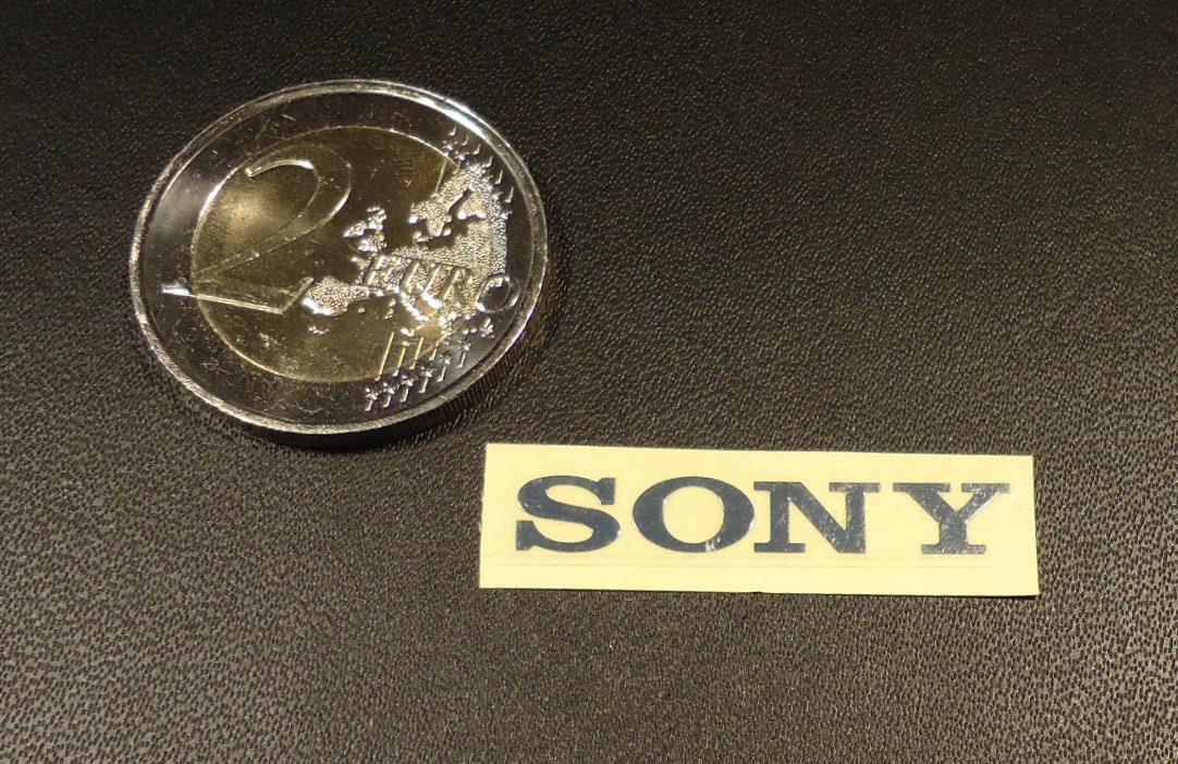 SONY Label / Aufkleber / Sticker / Badge / Logo 30mm X 5mm - Etsy UK
