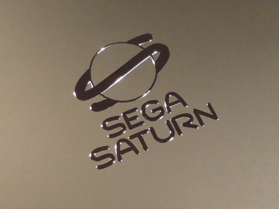 Sega Saturn Label / Aufkleber / Sticker / Badge / Logo 29mm X 33mm 255 ...
