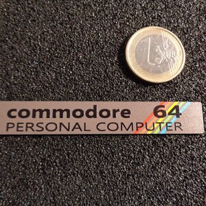 Commodore C64 Color Label / Aufkleber / Sticker / Badge / Logo 7,7cm X 1,2cm 242i - Etsy