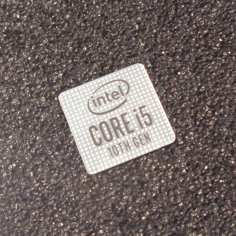 Buy Intel Core I5 10th Generation Logo / Sticker / Badge / Label ...