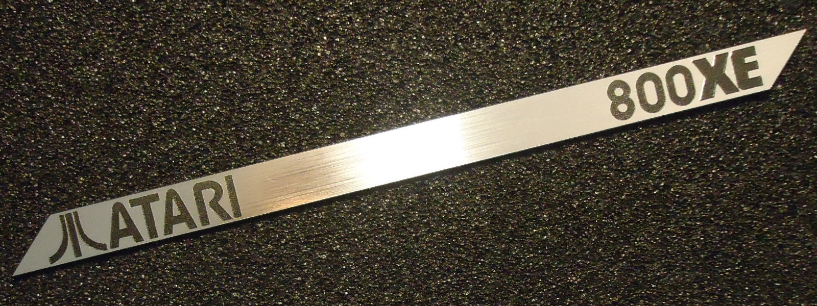 Atari 800XE Label / Logo / Sticker / Badge Brushed Aluminum - Etsy