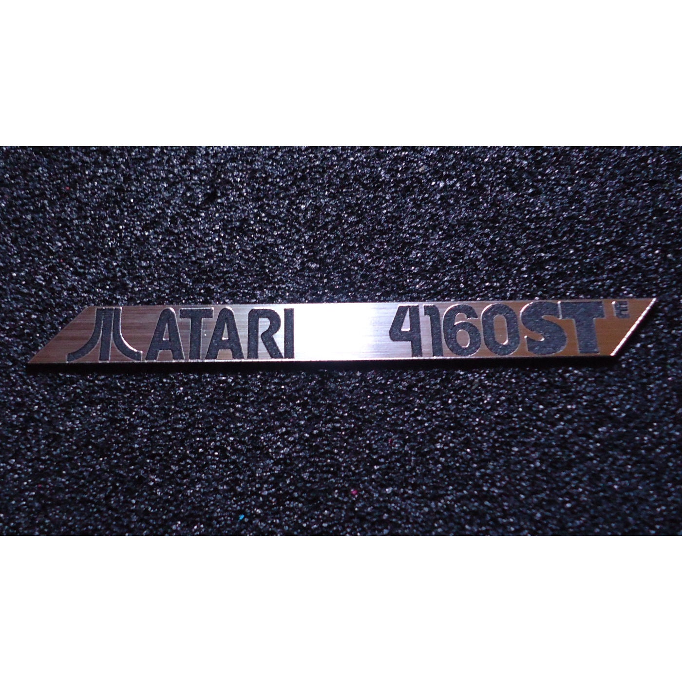 Atari 4160 STE Label / Logo / Sticker / Badge Brushed Aluminum - Etsy
