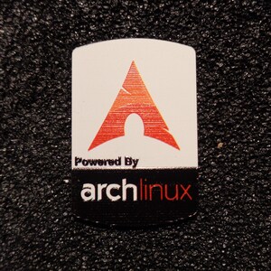 Arch Linux Red Label / Aufkleber / Sticker / Badge / Logo - Etsy