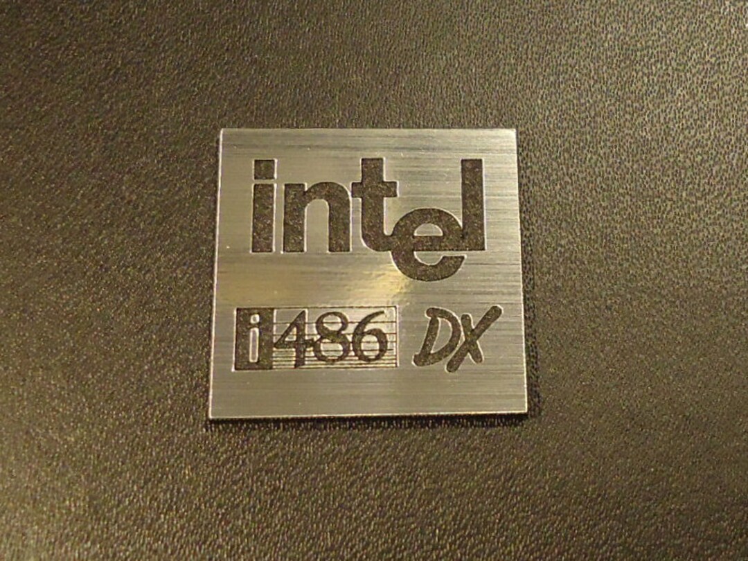 Intel 486 DX Label / Logo / Sticker / Badge 25 X 25 Mm 285b - Etsy