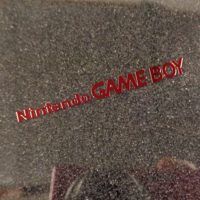 Nintendo Gameboy Red Label / Aufkleber / Sticker / Badge / Logo 162d - Etsy