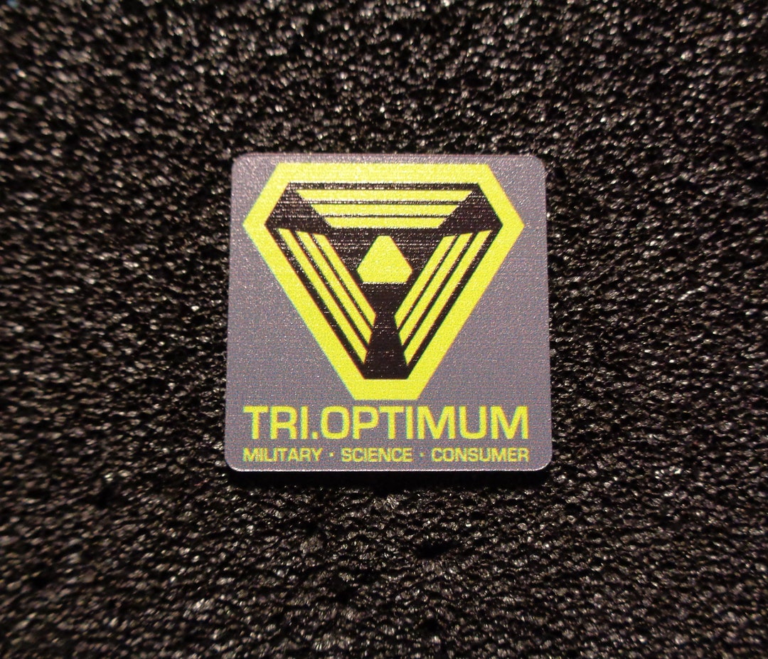 Trioptimum Corporation System Shock Retro PC Logo Label Decal Case ...