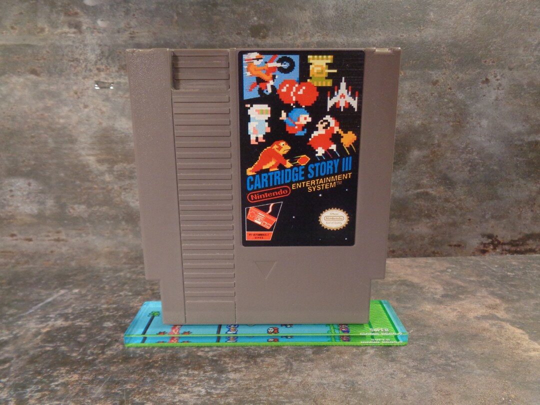 NINTENDO NES Super Mario Bros 2 Game Cartridge Display Stand 902c - Etsy