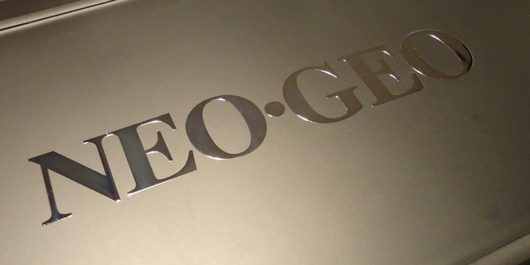 SNK NEO GEO Label / Aufkleber / Sticker / Badge / Logo 128 X 22mm 181 ...