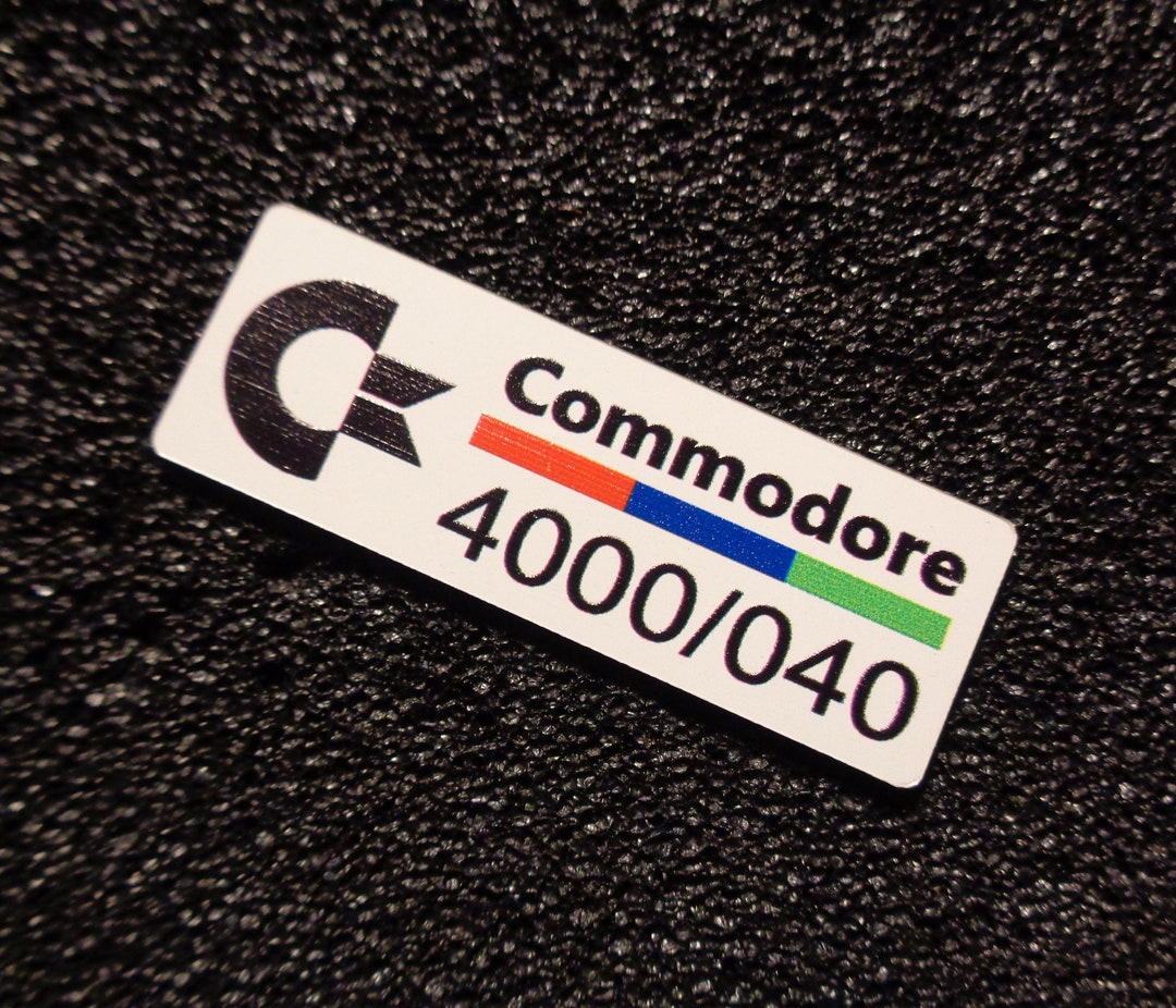 Commodore Amiga 4000 040 Label / Logo / Sticker / Badge 42 X - Etsy