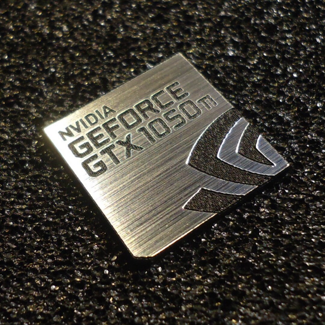 Nvidia GEFORCE GTX 1050 Ti PC Logo Label Decal Case Sticker Laptop ...