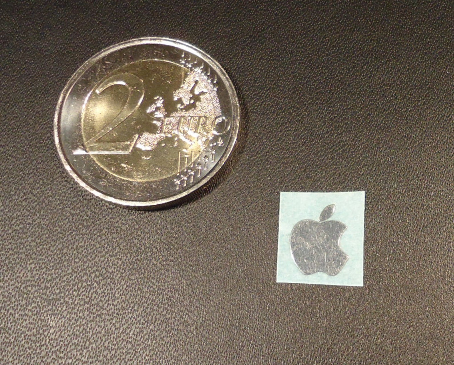 Apple Label / Aufkleber / Sticker / Badge / Logo Metal/chrome 8mm X ...