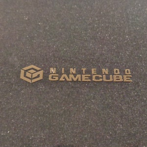 Gamecube Gold Metallic Label / Aufkleber / Sticker / Badge / Logo 163c ...