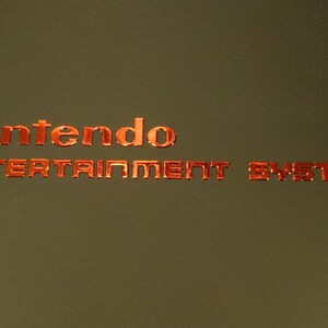 Nintendo NES Label / Aufkleber / Sticker / Badge / Logo 74 X 11mm268b ...