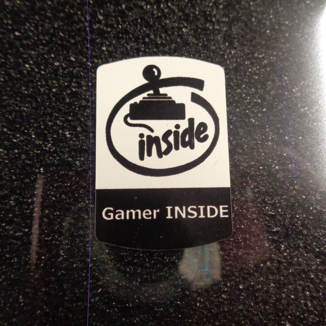 Gamer Inside Sticker / Label / Aufkleber / Badge / Logo 1,9cm X 2,8cm ...