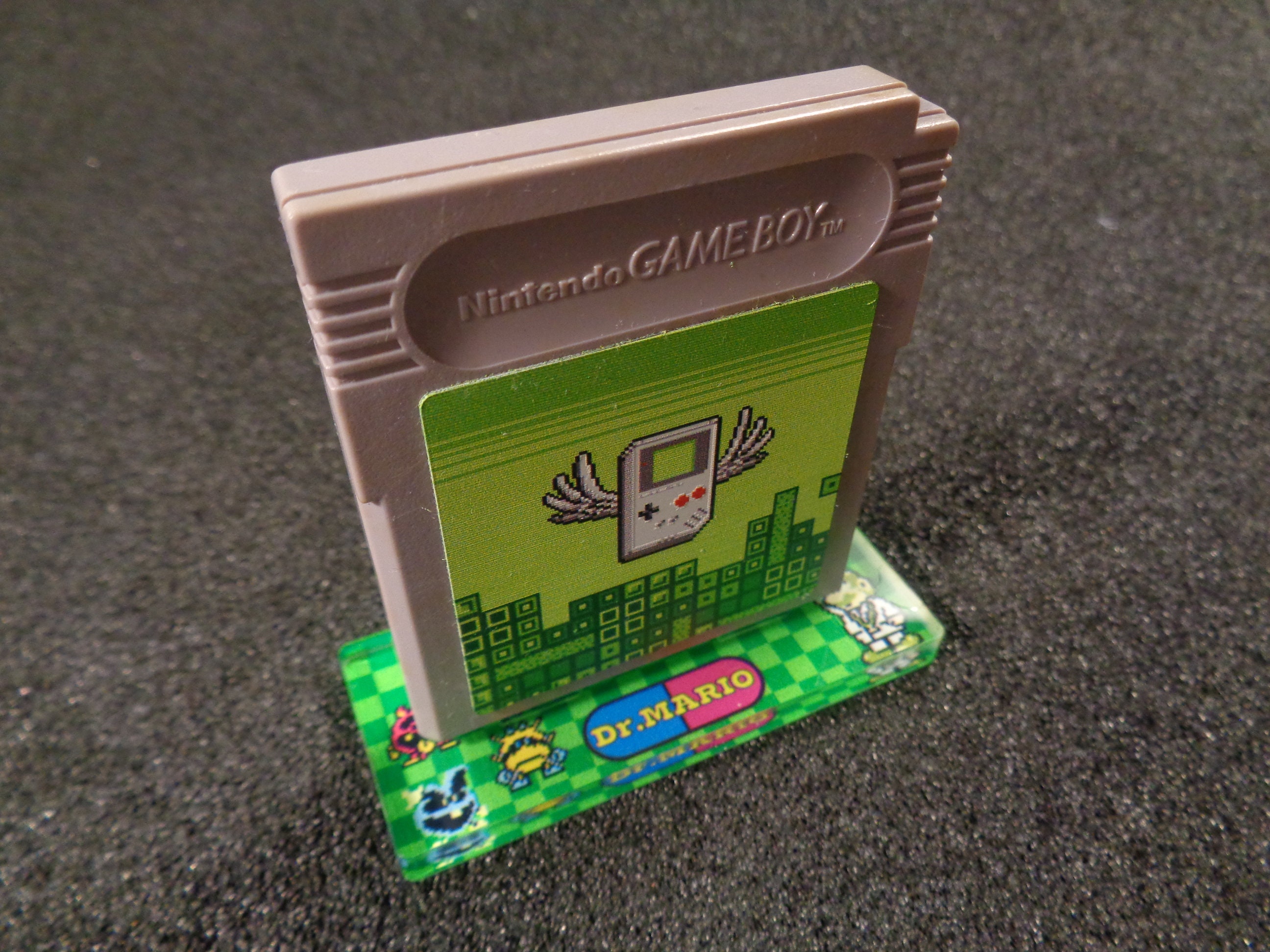 Game Boy Game Cartridge Dr Mario Display Stand 900e - Etsy