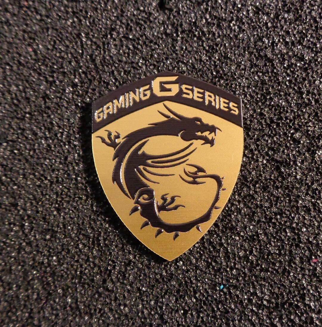 MSI Gaming G Series Label / Aufkleber / Sticker / Logo 33 X 27mm 441e ...