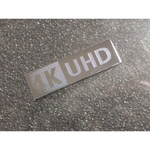 4K ULTRA HD Metal Label / Aufkleber / Sticker / Badge / Logo 25 X 10mm ...