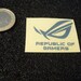 Asus Republic of Gamers Label / Aufkleber / Sticker / Logo 35 X 29mm ...