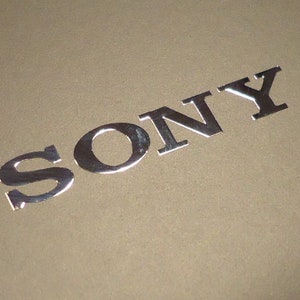 SONY Label / Aufkleber / Sticker / Badge / Logo 30mm X 5mm 074 - Etsy