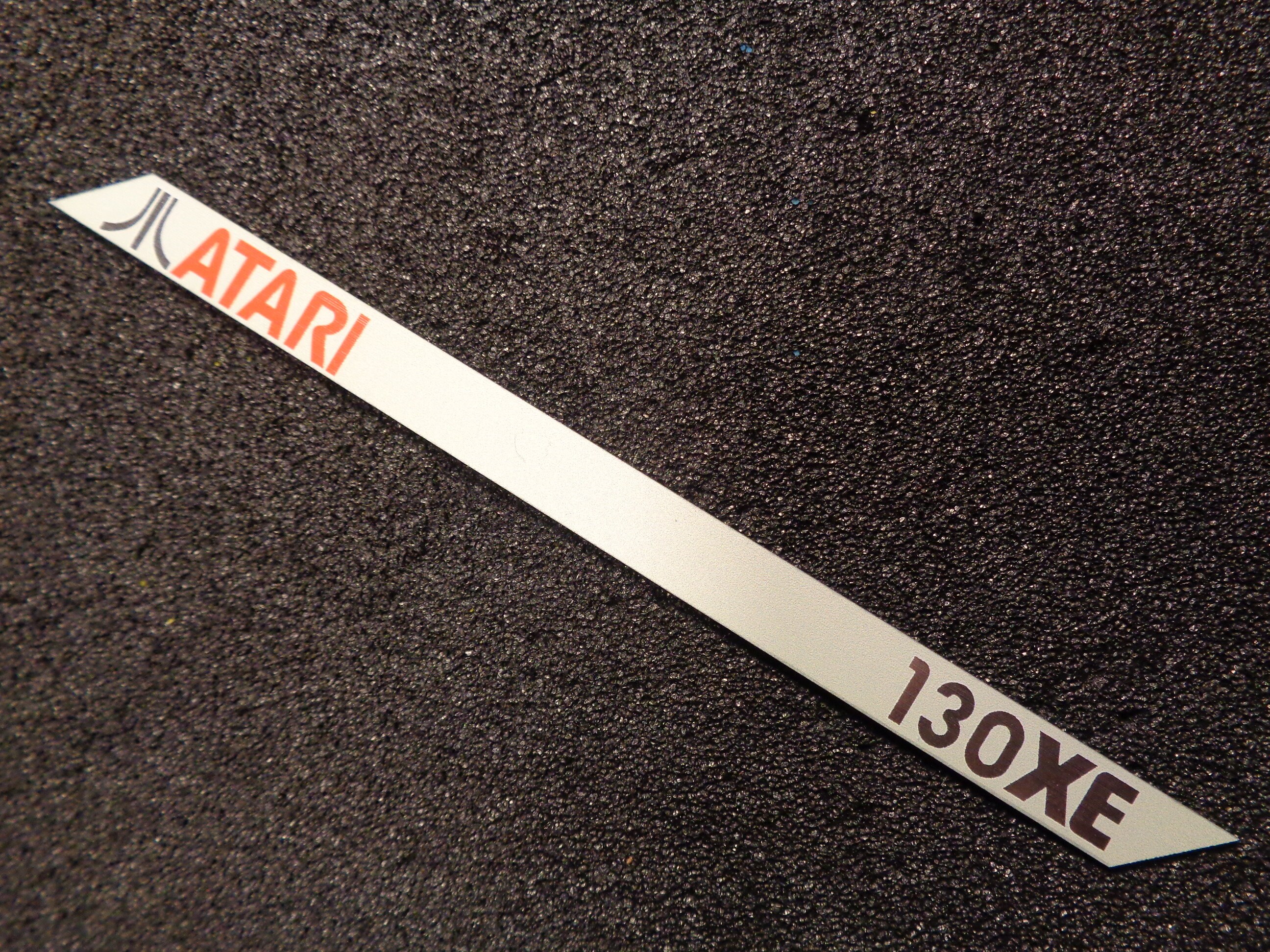 Atari 130XE Label / Logo / Sticker / Badge Brushed Aluminum - Etsy