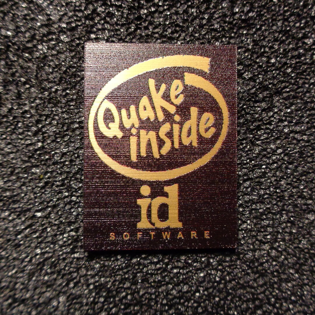 Quake Retro PC Case Logo Label Decal Sticker Badge 493d - Etsy UK