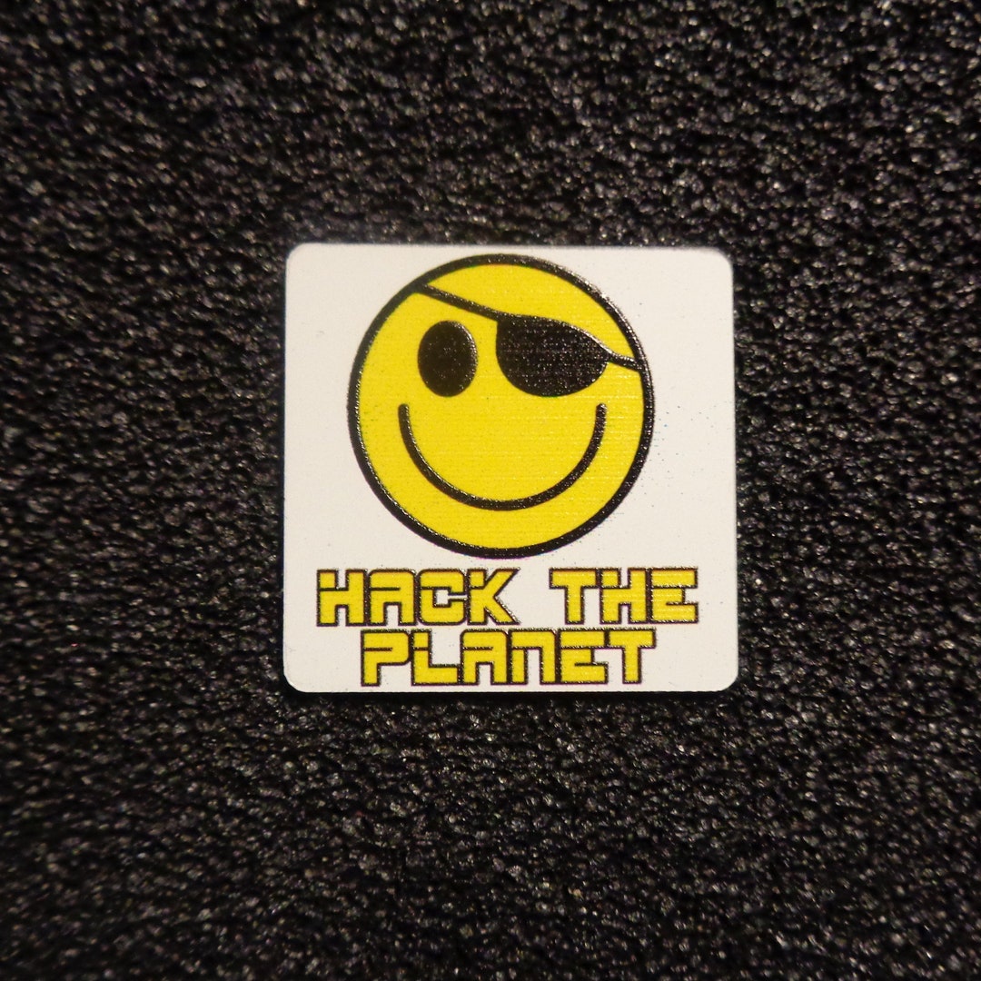 Hackers Hack the Planet Logo Label Decal Case Sticker Badge 514 - Etsy