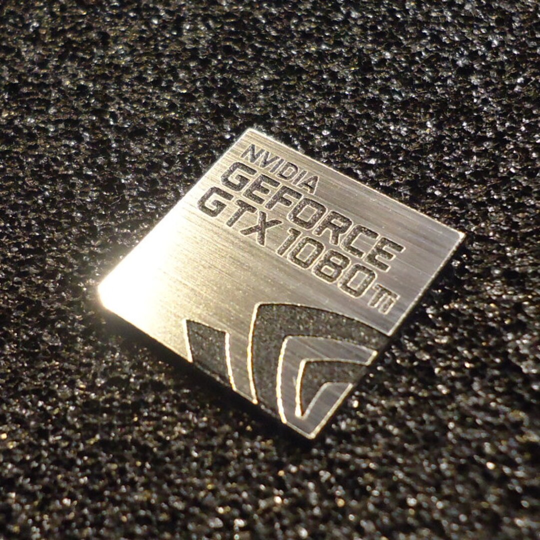 Nvidia GEFORCE GTX 1080ti PC Logo Label Decal Case Sticker Laptop Badge ...