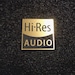 Hi-res Audio Logo Emblem Badge Gold Color Brushed 3M Adhesive 20 X 20 ...