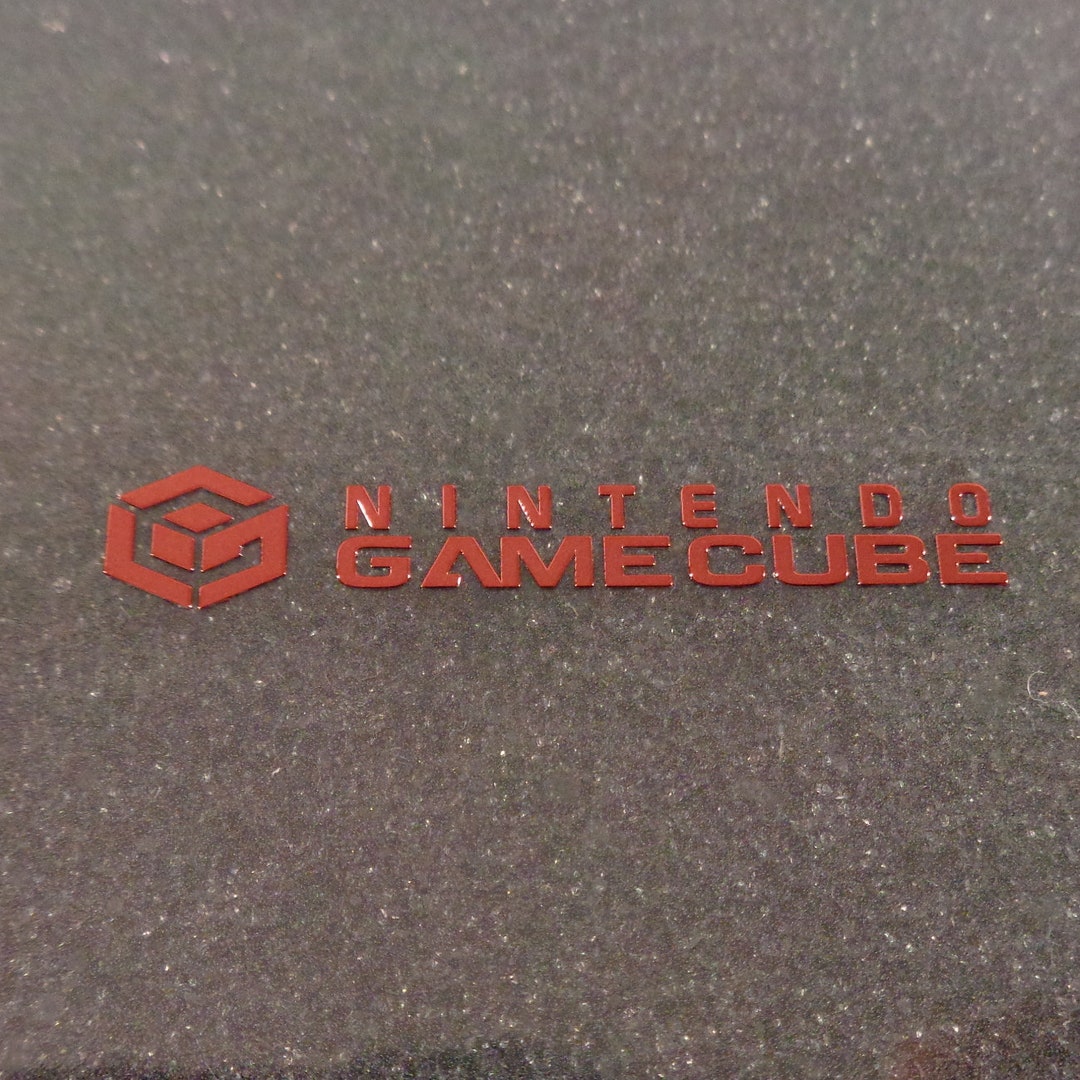Gamecube Red Metallic Label / Aufkleber / Sticker / Badge / Logo 163b ...