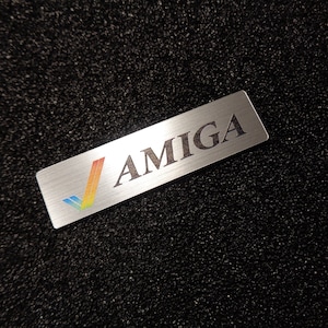 Commodore Amiga 600 1200 Color Logo / Sticker / Badge 49 X 13 Mm 459c ...