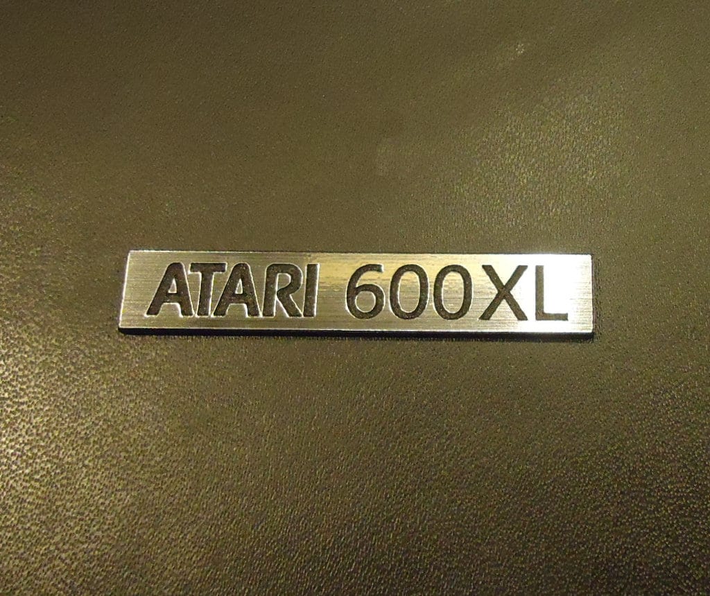 Atari 600 XL Label / Logo / Sticker / Badge Brushed Aluminum - Etsy